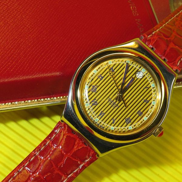 Swatch Irony Big - Crowned Head - YGS402 in NEW & Original Packaging | WatchCharts Marketplace