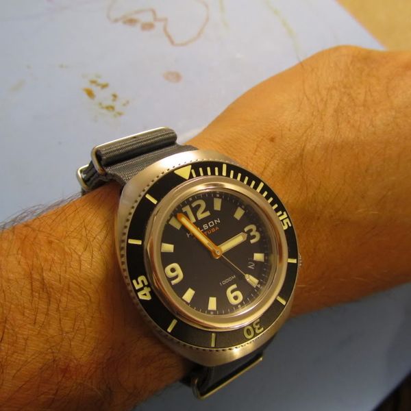 FS: Helson Tortuga Black dial with numerals | WatchCharts