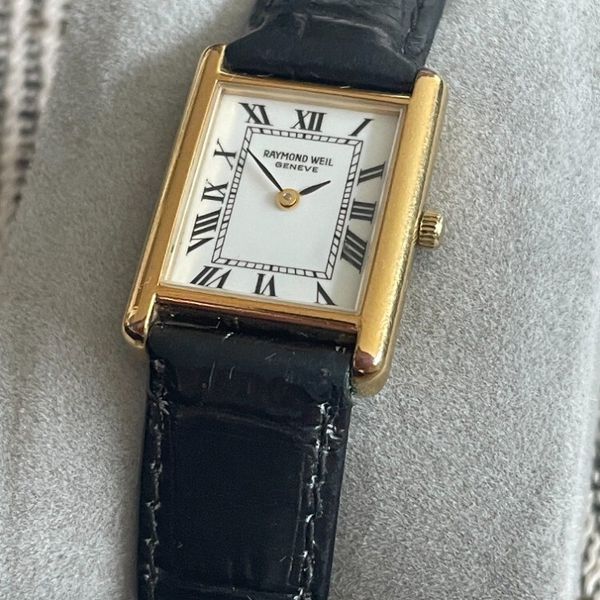 RAYMOND WEIL 5766 GENEVE TANK LADIES 18k Gold | WatchCharts Marketplace
