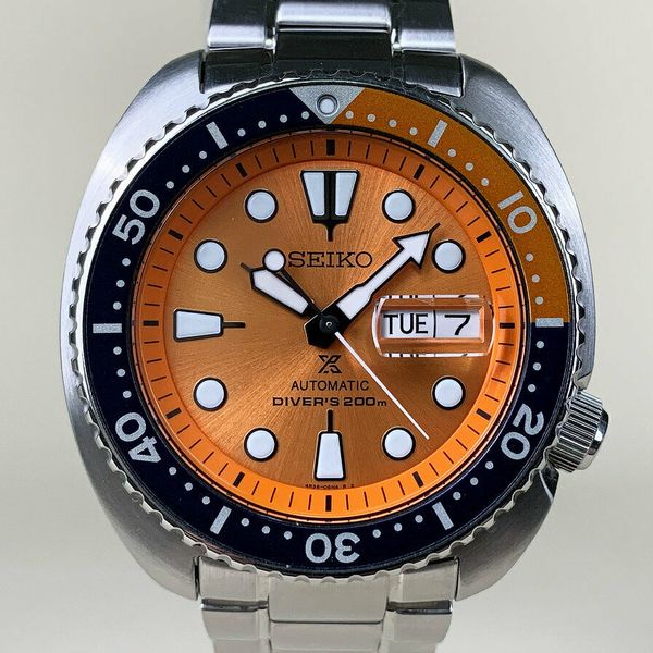 *Rare* Seiko Prospex "Nemo" Orange Turtle Asian Limited Edition Watch ...