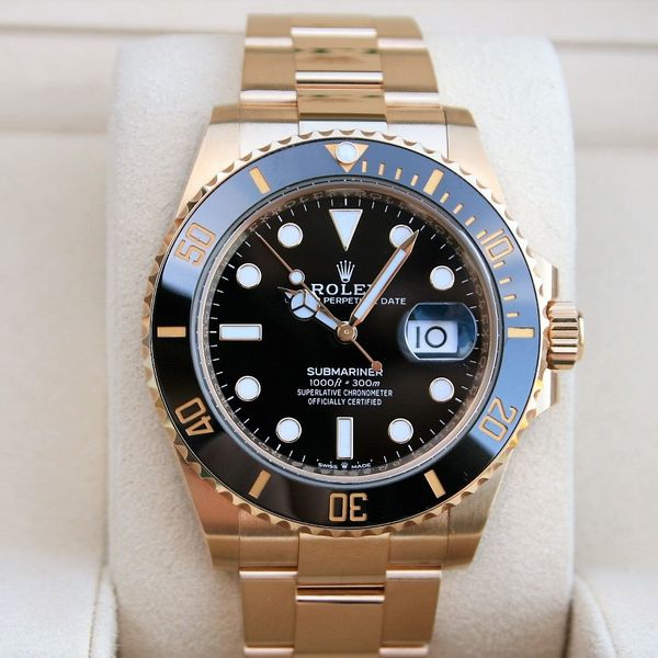 FS: Rolex 126618 SUBMARINER BLACK 18K YELLOW GOLD 41MM | WatchCharts