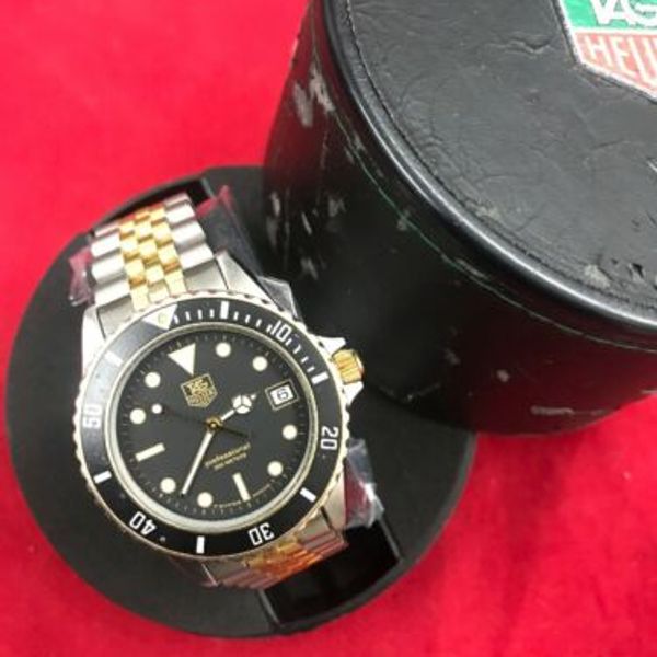 Vintage Mens Tag Heuer Submariner 980.029N Watch 1000 Style with ...