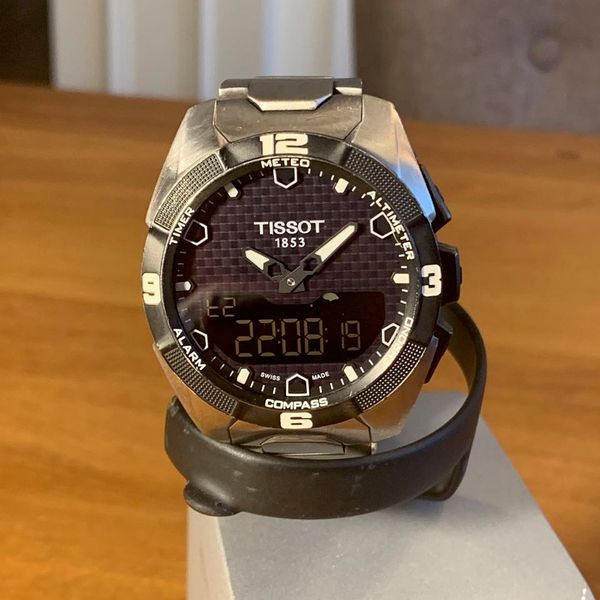 Tissot Solar Expert Titanium T09 1420A Bracelet $375 Paypal Accepted ...