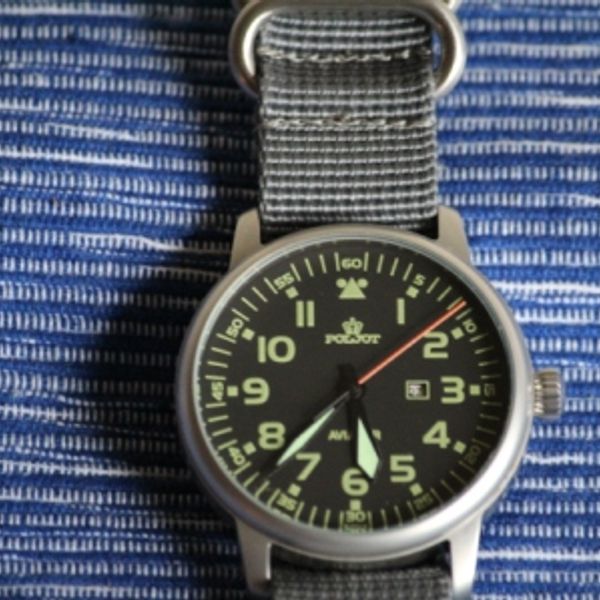 Russian Poljot Aviator Pilot Watch. 2614 Mechanical movt. | WatchCharts ...
