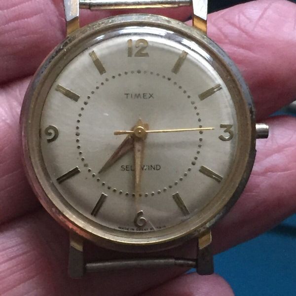 Timex 50s automatic watch. (without the rotor) Good balance. Men's ...