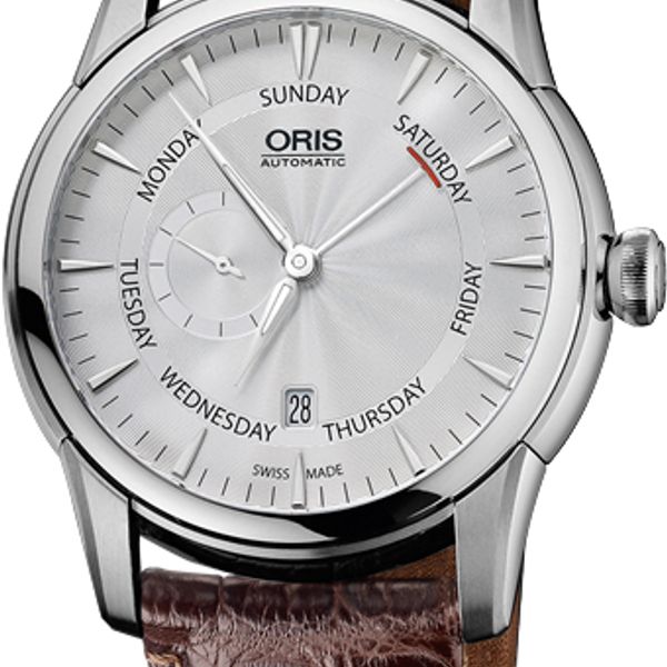 Genuine Oris ORIS Artlier Small Second Pointer Day Date Mechanical Self ...