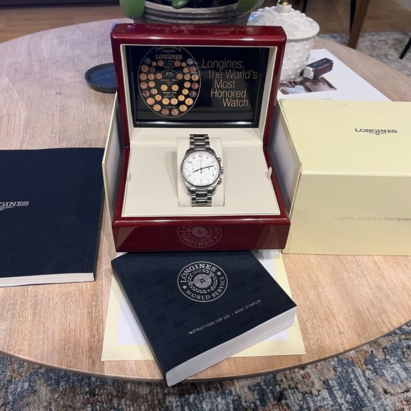 Longines Master Collection Silver Men's Watch - L26294783 | WatchCharts ...