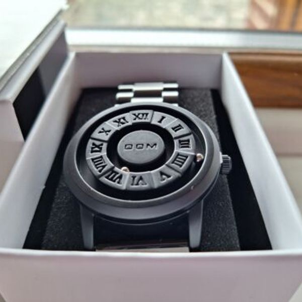 Dom Black Face Rolling Ball Bearing Black Watch Boxed | WatchCharts ...