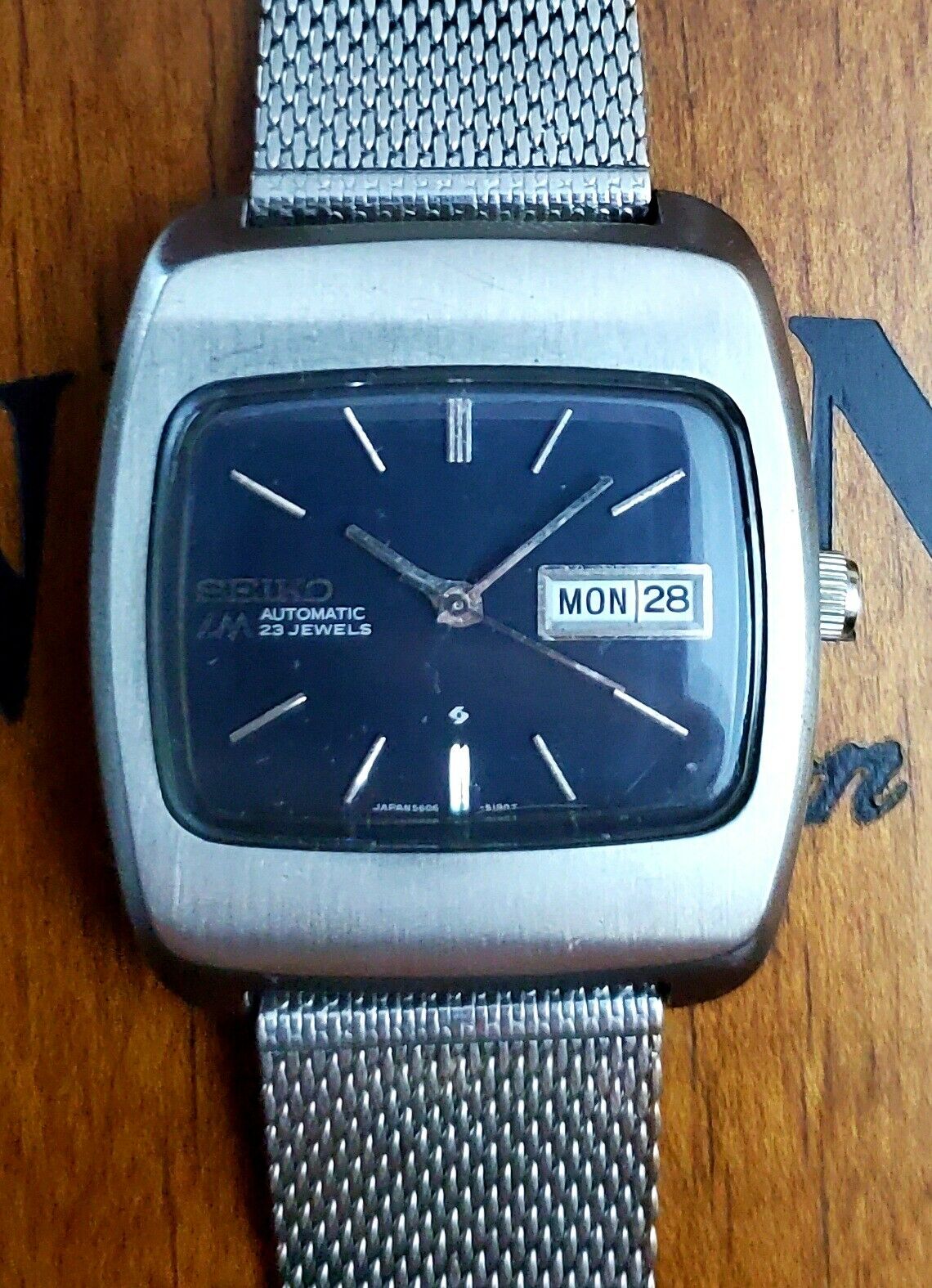 VINTAGE SEIKO 5606-5070 Lord Matic 23 Jewels Automatic Men's Japan Made ...