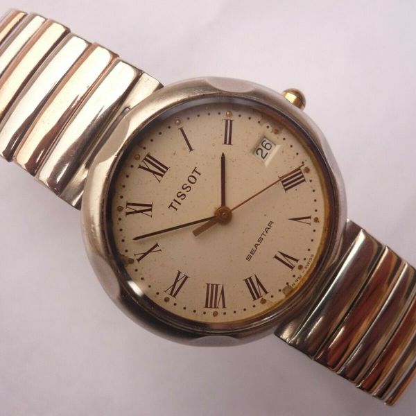 Tissot Seastar Quartz N550A Date Sapphire Swiss Men's Watch ...