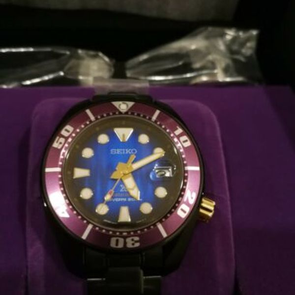 Seiko Prospex Zimbe no.4 SPB055J Purple NEW Fullbox, never worn #627/ ...
