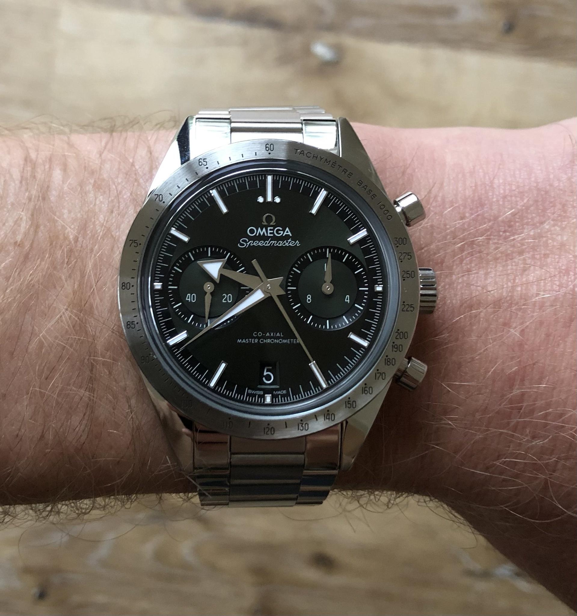 [WTS] Omega Speedmaster 57 Green Dial 40.5mm *LNIB, Mint 5/30/22 Dated ...