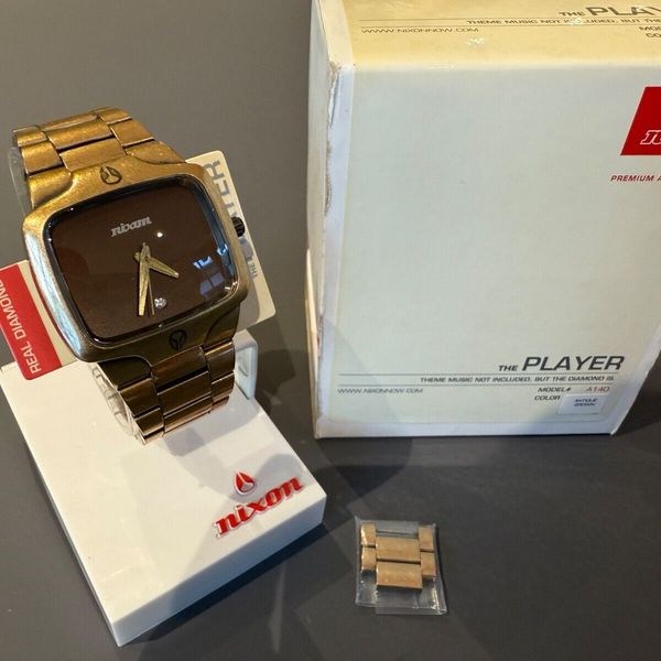 Nixon The Player, Antique Brown!! RARE!! Watch 51-30 Banks Murf Steel ...