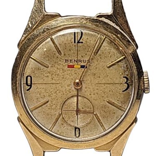 Vintage Benrus Art Deco FI 20 Model 17 Jewels Mens Wrist Watch ...