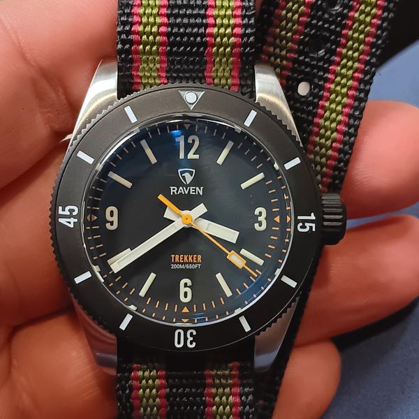 [WTS] Raven Trekker Matte Black Brushed Miyota 9039 39mm $650 msrp/only ...