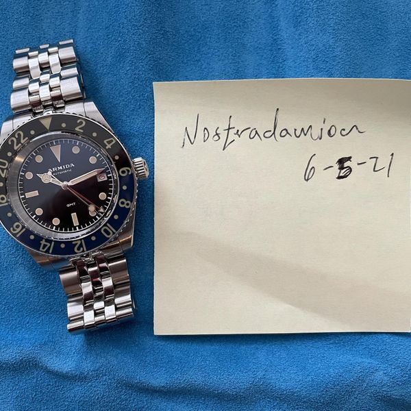 [WTS] Armida A9 Batman GMT Watch | WatchCharts Marketplace