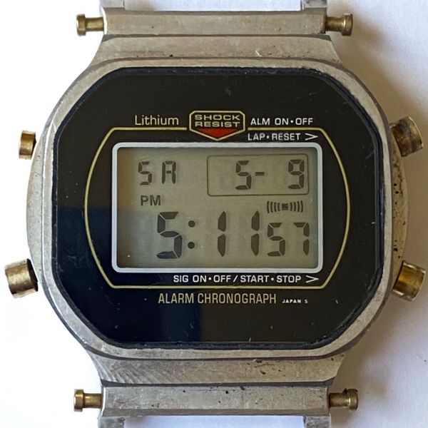 Rare 1985 CASIO G-Shock DW-5400 (240) Japan Y - New Battery ...