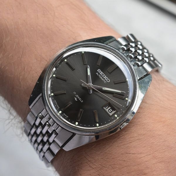 July 1974 Vintage Seiko 7005 Automatic Beads Of Rice Bracelet Watch ...