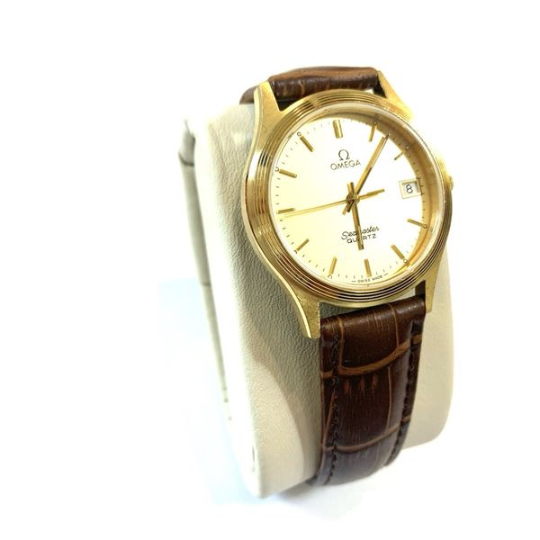 Vintage Omega Seamaster Cal 1425 Classic Menâ s Luxury Quartz Watch ...