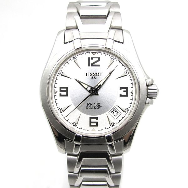 TISSOT Watch PR100 P660 / 760 Silver Dial Quartz Working Product [Used ...