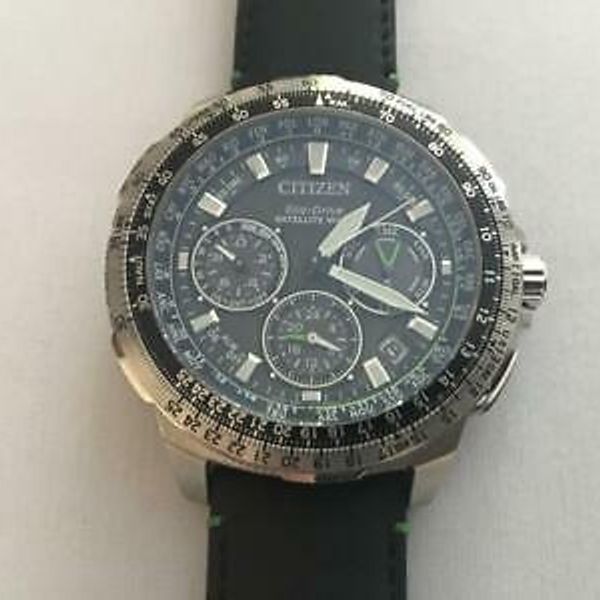 Men's Citizen Watch PRO MASTER NAVIHAWK Eco-Drive Satellite Wave GPS ...