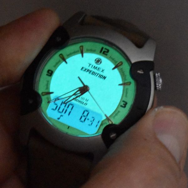 Vtg 2002 TIMEX EXPEDITION iControl Watch Men Ana Digi Field Indiglo NEW ...