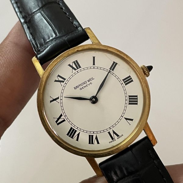 [WTS] SERVICED Raymond Weil Manual Wind – Gold-Plated Case – No Seconds ...