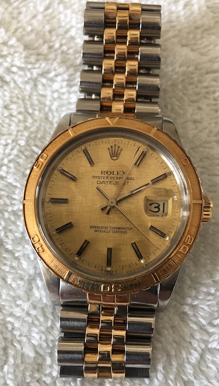 FS: ROLEX 16253 Thunderbird Datejust 18k SS | WatchCharts Marketplace