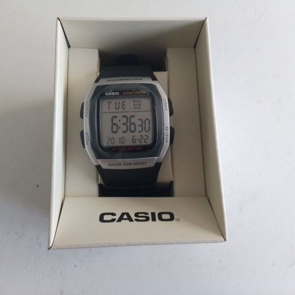 CASIO W-96H-1AVES DIGITAL WRISTWATCH - BRAND NEW - BOXED !!! Black ...