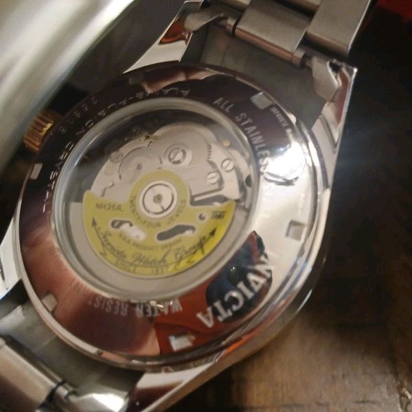 Invicta Pro Diver 36516 Automatic Watch NH35A Blue Dial Gold Tone 200M - Works | WatchCharts ...