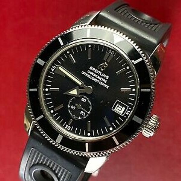 UHR BREITLING CHRONOMETRE SUPEROCEAN EDITION SPECIALE ETANCHE 200m ...