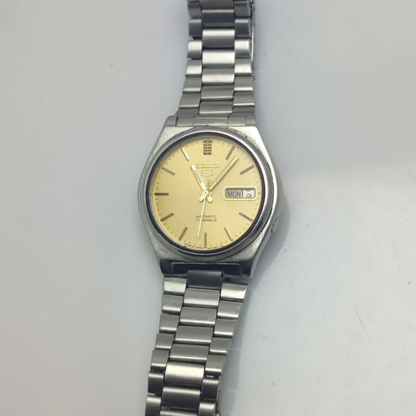 Seiko 5 Japan 7009 Automatic Movement 17 Jewels Men's Wrist Watch for ...