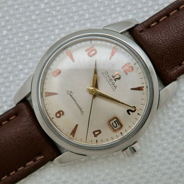 1956 Omega Seamaster Automatic Wristwatch w/Date 2849 4SC Cal. 503 ...