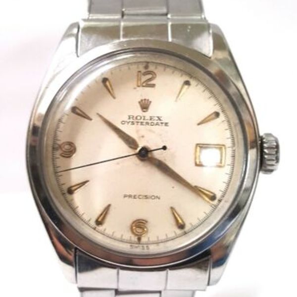 Red Date Rolex Oyster Date 6094 Precision Orig Dial Cool Genuine Rolex ...