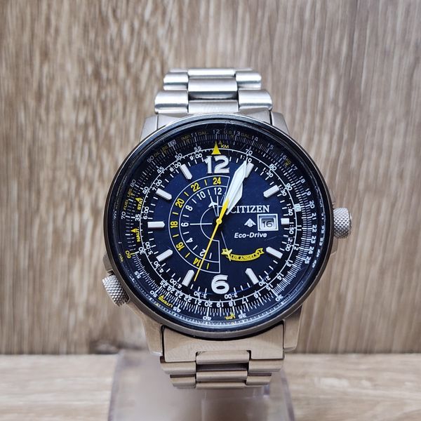 Citizen Eco-Drive Men's Blue Angels Promaster Nighthawk Watch 42mm Mint ...