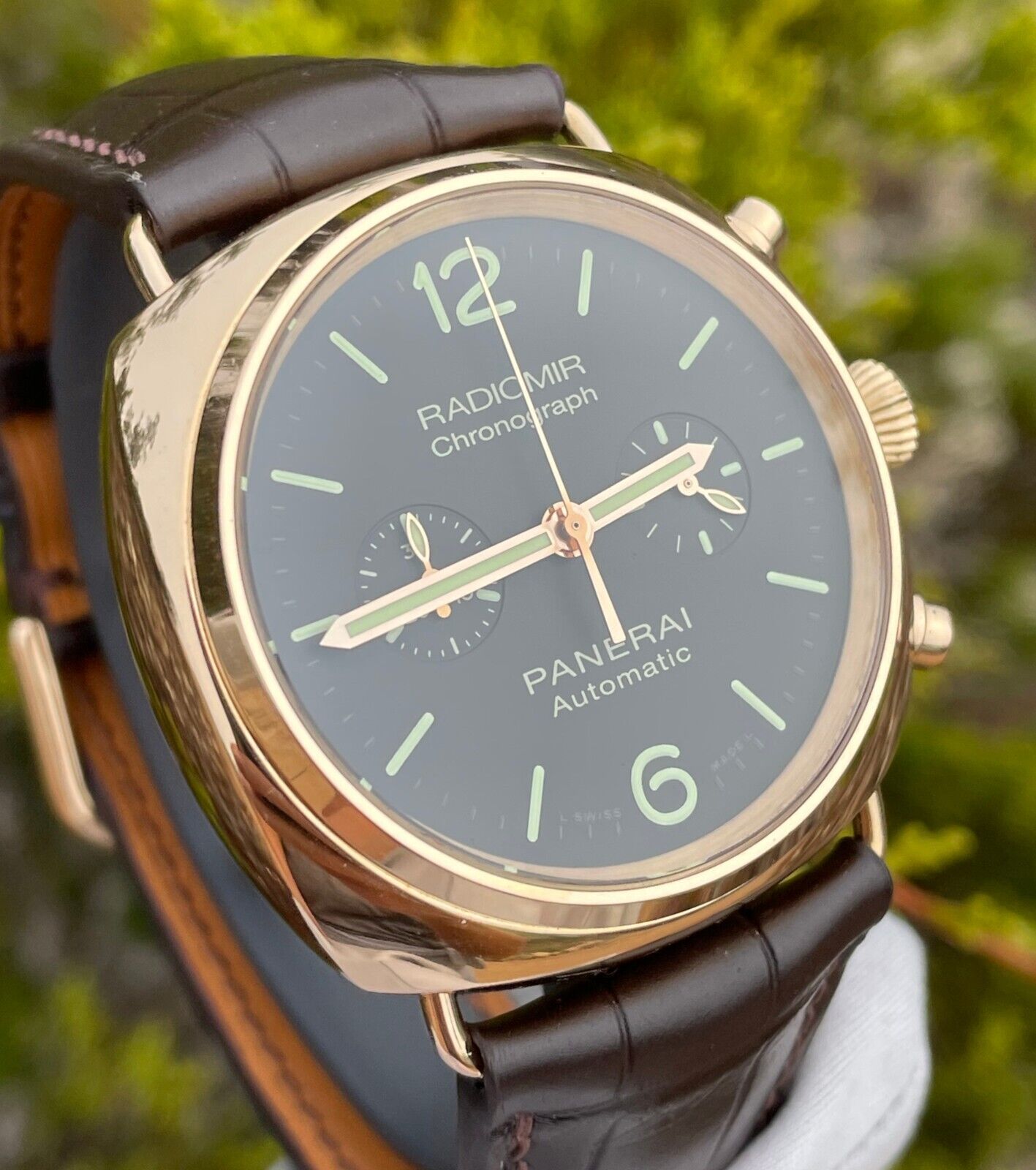 Panerai Radiomir Chrono Pink Gold PAM377 Price as of December 2025 ...