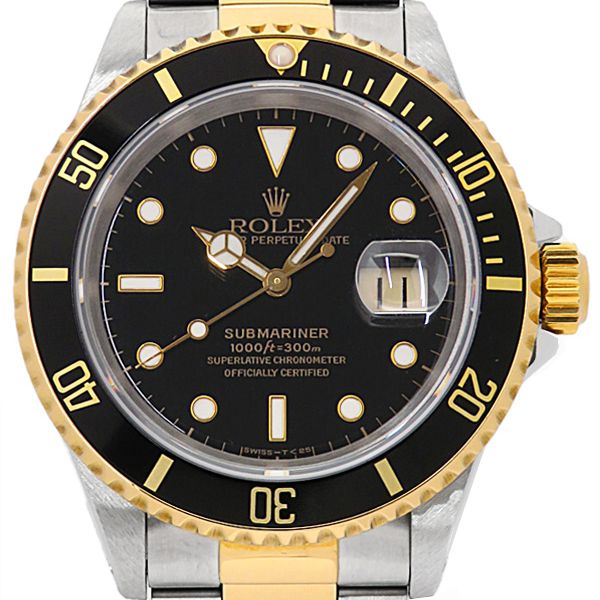 [ROLEX] [All Tritium] Rolex "Submariner Date Black Sub" 16613LN T ...