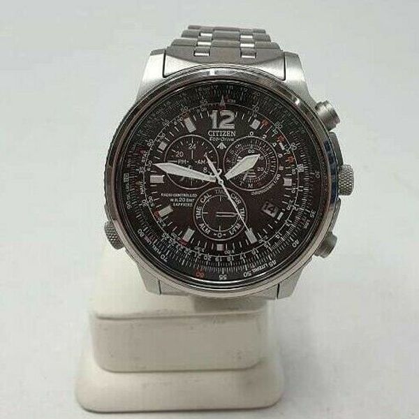 Citizen Promaster Eco-Drive Radio Controlled W.R 20 Bar Sapphire Watch ...