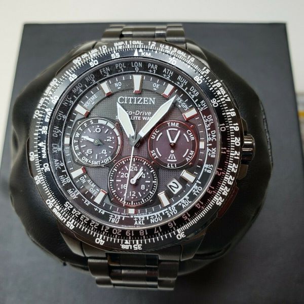 CITIZEN PROMASTER NAVIHAWK 47mm CC9025-85E GPS TITANIUM Eco-Drive PLUS ...