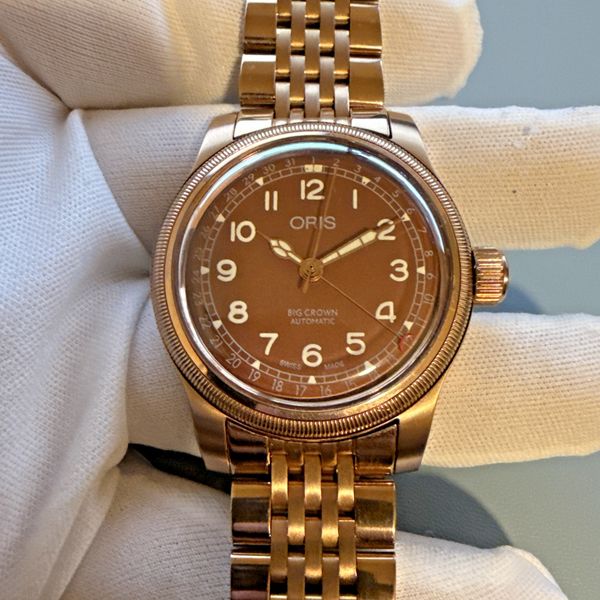 Oris Big Crown Rare Stainless Steel Date Pointer Watch Automatic 25 ...