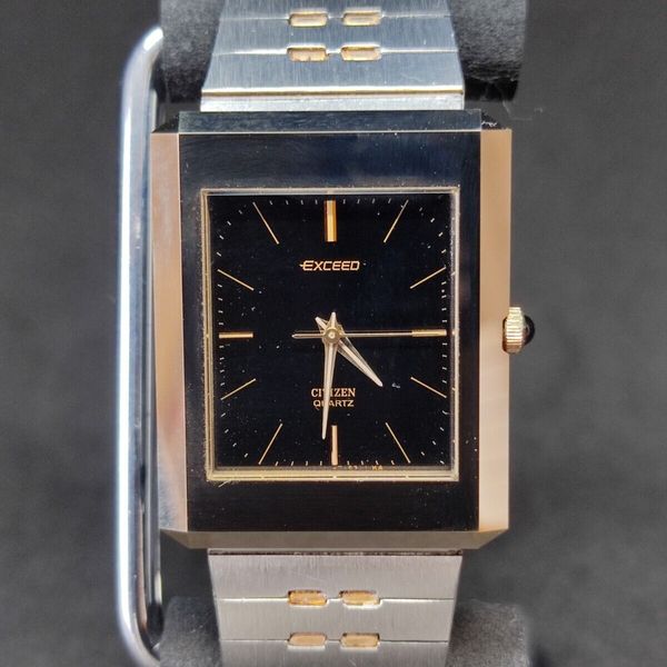 Rare Vintage CITIZEN EXCEED Men's Watch, Battery Replaced, Square, From ...
