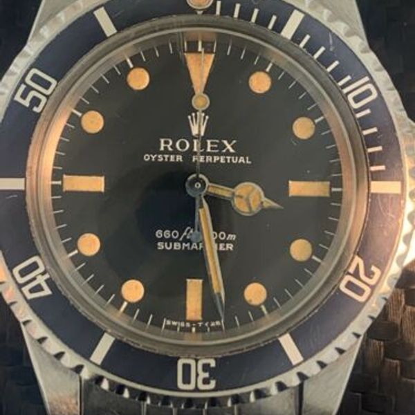 Rolex Vintage Submariner Ref . 5513 Great Patina Chamfer Case . ( 171 ...