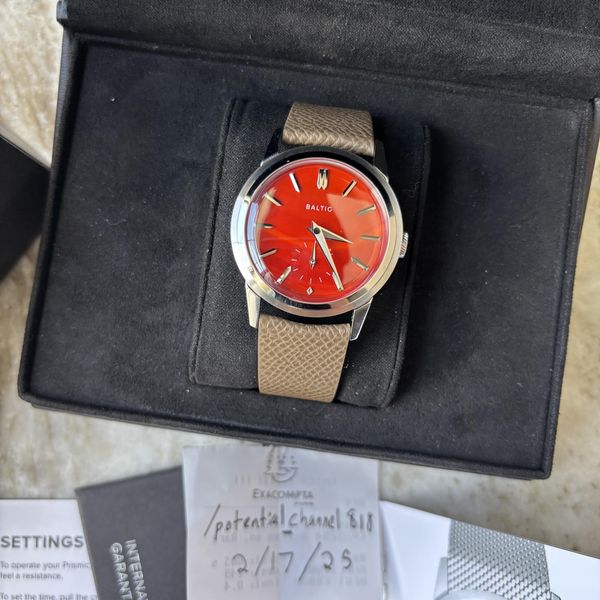 [WTS] Baltic Prismic Stone Dial London Edition Red Agate Full Set ...