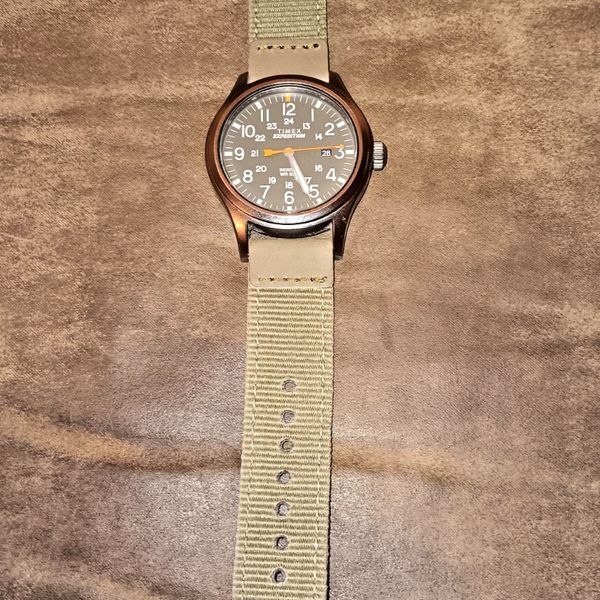 Timex Expedition Scout 40mm Menâ s Analog Watch | INDIGLO backlight 50m ...