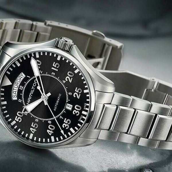 Hamilton Interstellar (H64615135 Khaki Pilot Day Date Auto Watch) | WatchCharts
