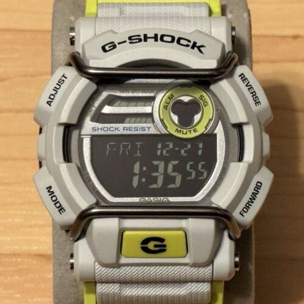 Casio G-Shock GD400DN-8 Dusty Neon Series Limited Edition Gray Digital ...