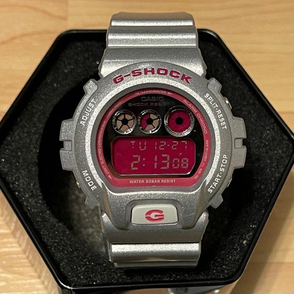 [WTS] Casio G-Shock DW-6900CB-8 Crazy Colors Series Silver Pink Digital ...