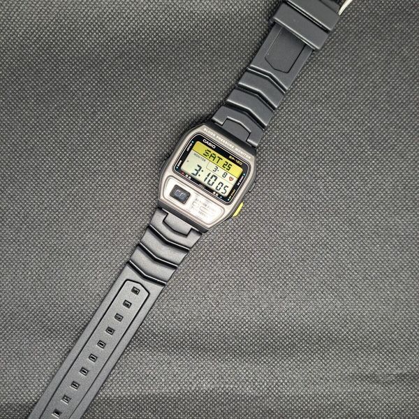CASIO VINTAGE DIGITAL WATCH BP-120 1101 BLOOD PRESSURE MONITOR 90s ...