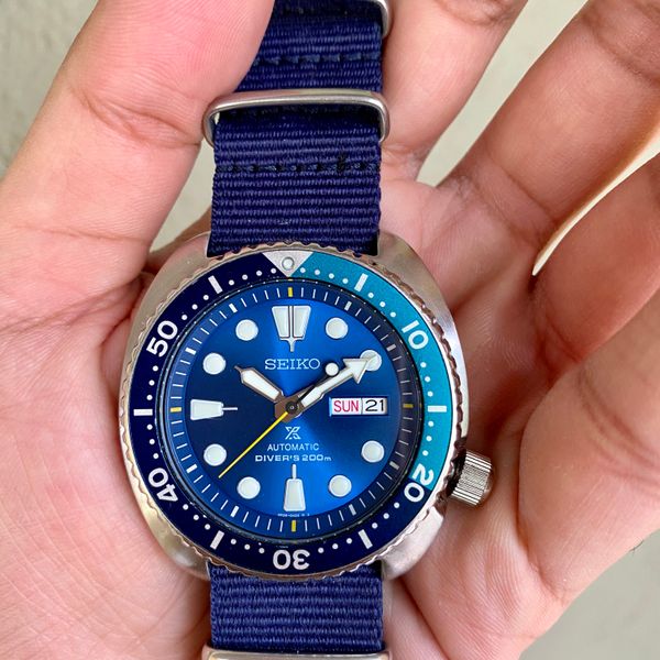 FS: Limited Edition Seiko Blue Lagoon Turtle SRPB11 full kit | WatchCharts