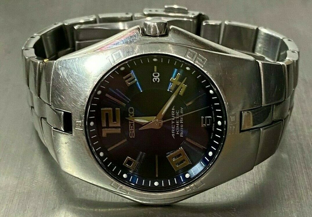 Seiko Arctura Kinetic Auto Relay SNG043 Price as of October 2025 | WatchCharts